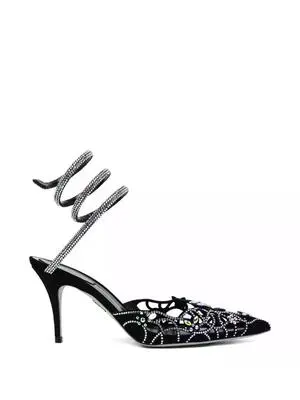 Rene Caovilla 80mm Crystal-embellished Pumps