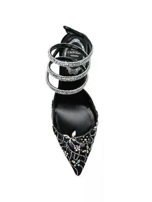Rene Caovilla 80mm Crystal-embellished Pumps