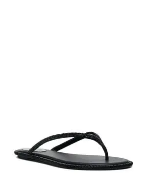 Rene Caovilla Crystal-embellished Sandals - Black