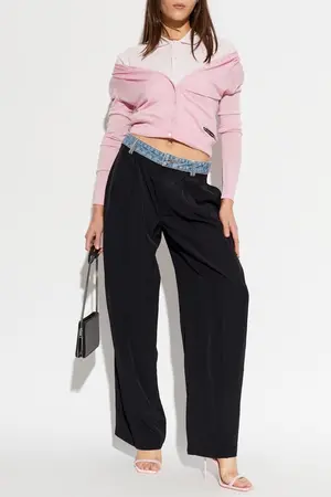Alexander Wang Polo With Crystal Embellishments