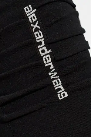 Alexander Wang High-waisted Ruched Shorts