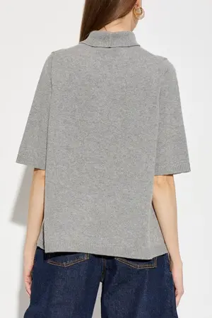 Alaïa Cashmere Ribbed Turtleneck Sweater