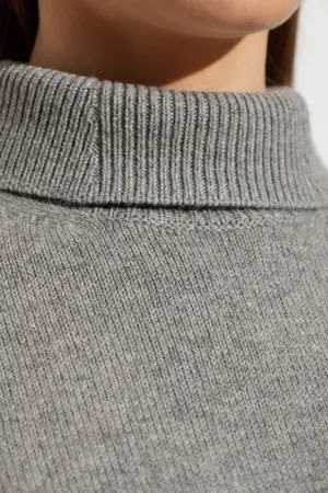 Alaïa Cashmere Ribbed Turtleneck Sweater