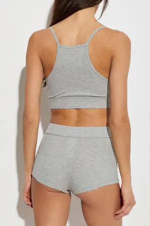 Palm Angels Ribbed Lingerie Top