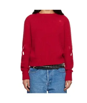 STEFAN COOKE Crew Neck Distressed Sweater