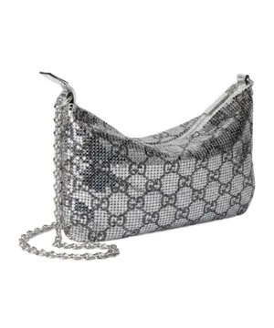Gucci Metallic Evening Bag With Charm