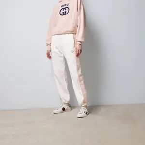 Gucci Logo Embroidered Jersey Trackpants