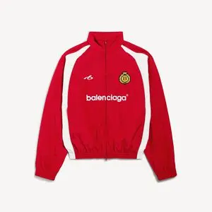 Balenciaga Soccer Track Jacket - Red