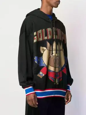 Dolce & Gabbana Graphic Print Drawstring Hoodie