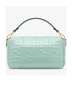 Fendi Nappa Leather Bag With Ff Embossing