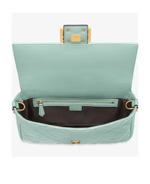 Fendi Nappa Leather Bag With Ff Embossing