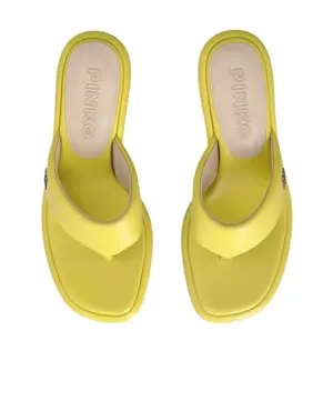 Pinko Love Birds-plaque Thong Sandals