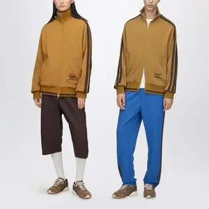 ADIDAS BY WALES BONNER Y-3 Bronze Zip-up Sweatshirt With High Neck And Ribbed Trims
