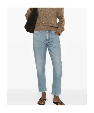 Brunello Cucinelli Logo-patch Jeans