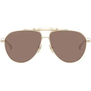Gucci Aviator Frame Sunglasses