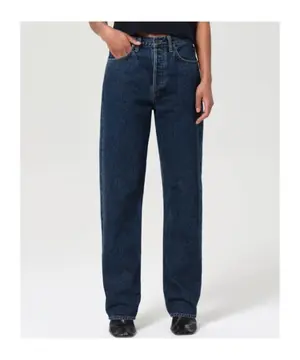 AGOLDE High-rise Straight-leg Jeans - Blue