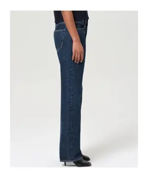 AGOLDE High-rise Straight-leg Jeans - Blue