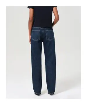 AGOLDE High-rise Straight-leg Jeans - Blue
