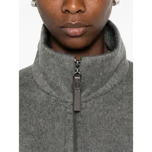 Brunello Cucinelli Double-zip Bomber Jacket - Black