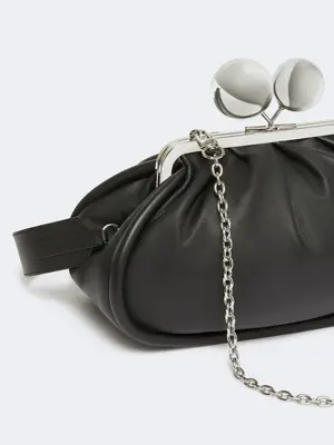 Max Mara Medium Pasticcino Clutch Bag - Black