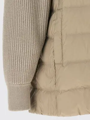 Brunello Cucinelli Shiny Zipped Down Jacket - Nude