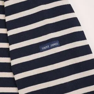 Saint James Long Sleeve Striped T-shirt - Black