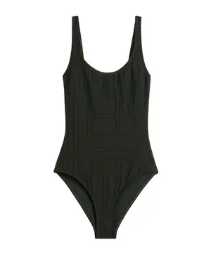 TOTEME Toteme Sleeveless One-Piece Swimsuit Deep Green