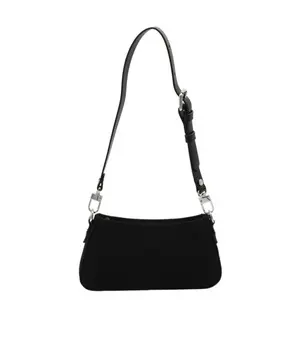 VIVIENNE WESTWOOD Orb Logo Shoulder Bag - Black
