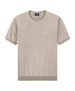 Giorgio Armani Embroidered Logo T-shirt
