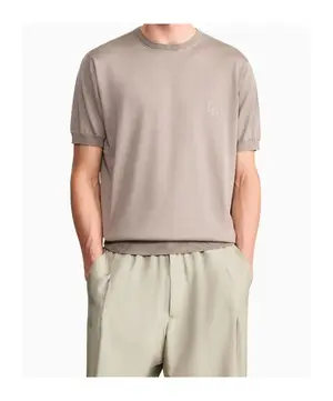 Giorgio Armani Embroidered Logo T-shirt