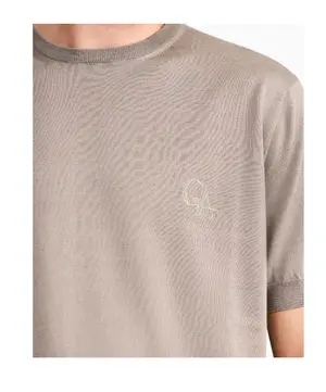 Giorgio Armani Embroidered Logo T-shirt