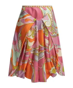 Emilio Pucci Orchidee Printed Sarong Pants