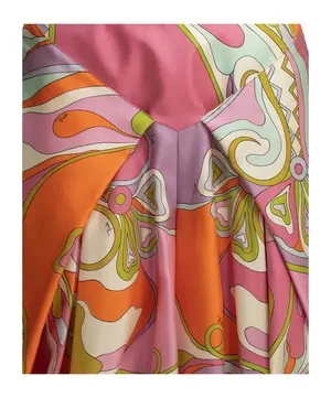 Emilio Pucci Orchidee Printed Sarong Pants