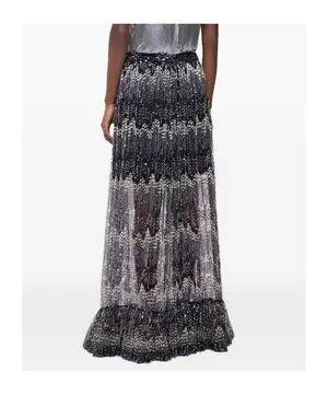 Rabanne Embellished Faux-pearl Maxi Skirt