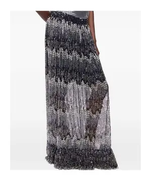 Rabanne Embellished Faux-pearl Maxi Skirt