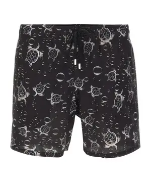 Vilebrequin Turtle Print Drawstring Swim Trunks