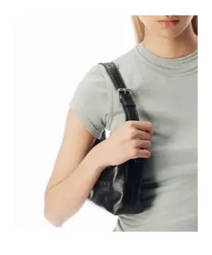 Alexander Wang Small Hobo Bag With Raised Logo Detail
