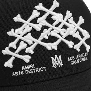 Amiri Bones Stacked Trucker Hat