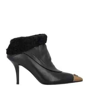 Pinko 90mm Pointed Toe Logo Ankle Boots