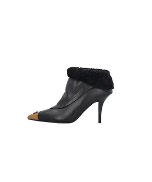 Pinko 90mm Pointed Toe Logo Ankle Boots