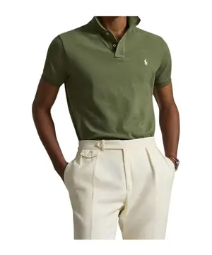 Polo Ralph Lauren Logo-embroidered Straight Hem Polo Shirt