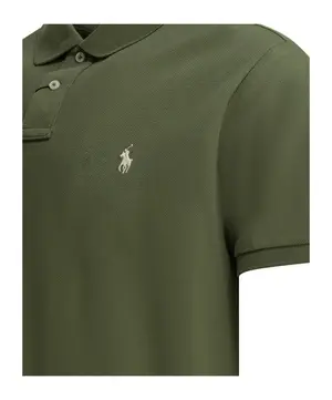 Polo Ralph Lauren Logo-embroidered Straight Hem Polo Shirt