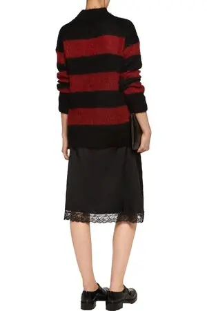 R13 Nancy Striped Mohair-blend Sweater