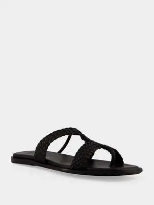 Hereu Lina Woven Strappy Flat Sandals