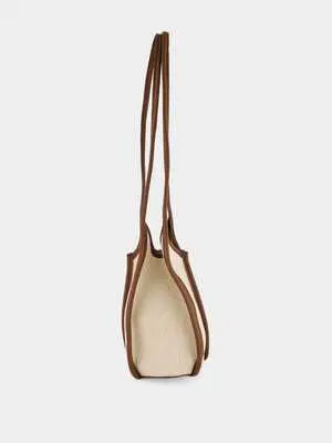 Hereu Calella Bucket Canvas Bag - White