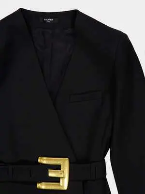Balmain Mini Belted Dress