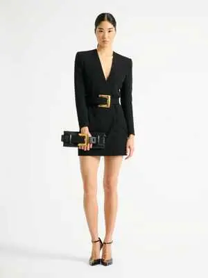 Balmain Mini Belted Dress