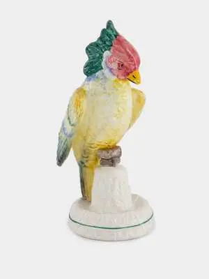 LES-OTTOMANS Majestic Parrot Sculpture - Multicolour