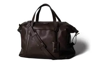 HARBER LONDON Leather Overnight Bag