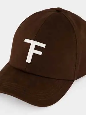 TOM FORD Baseball Cap With Logo Detail - Brown